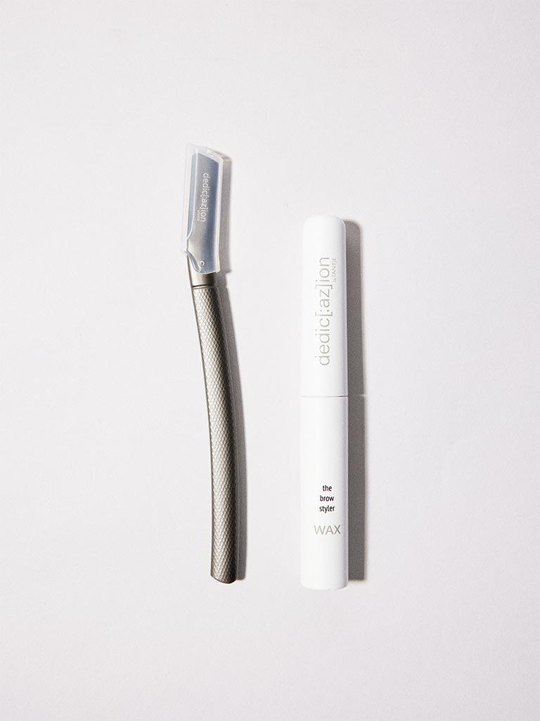Kombo Kit RAZOR + WAX: the brow styler WAX + facial eyebrow RAZOR ...